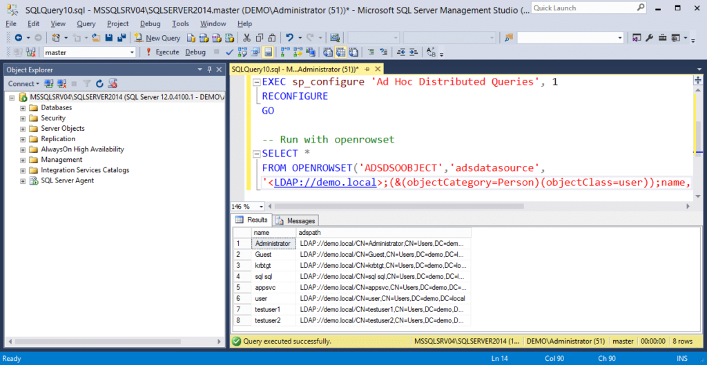 Dumping Active Directory Domain Info - with PowerUpSQL!