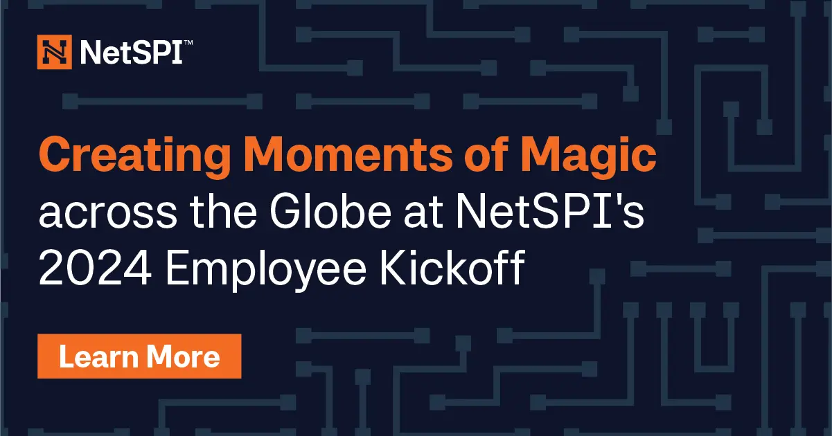Moments of Magic at NetSPI 2024 Employee Kickoff