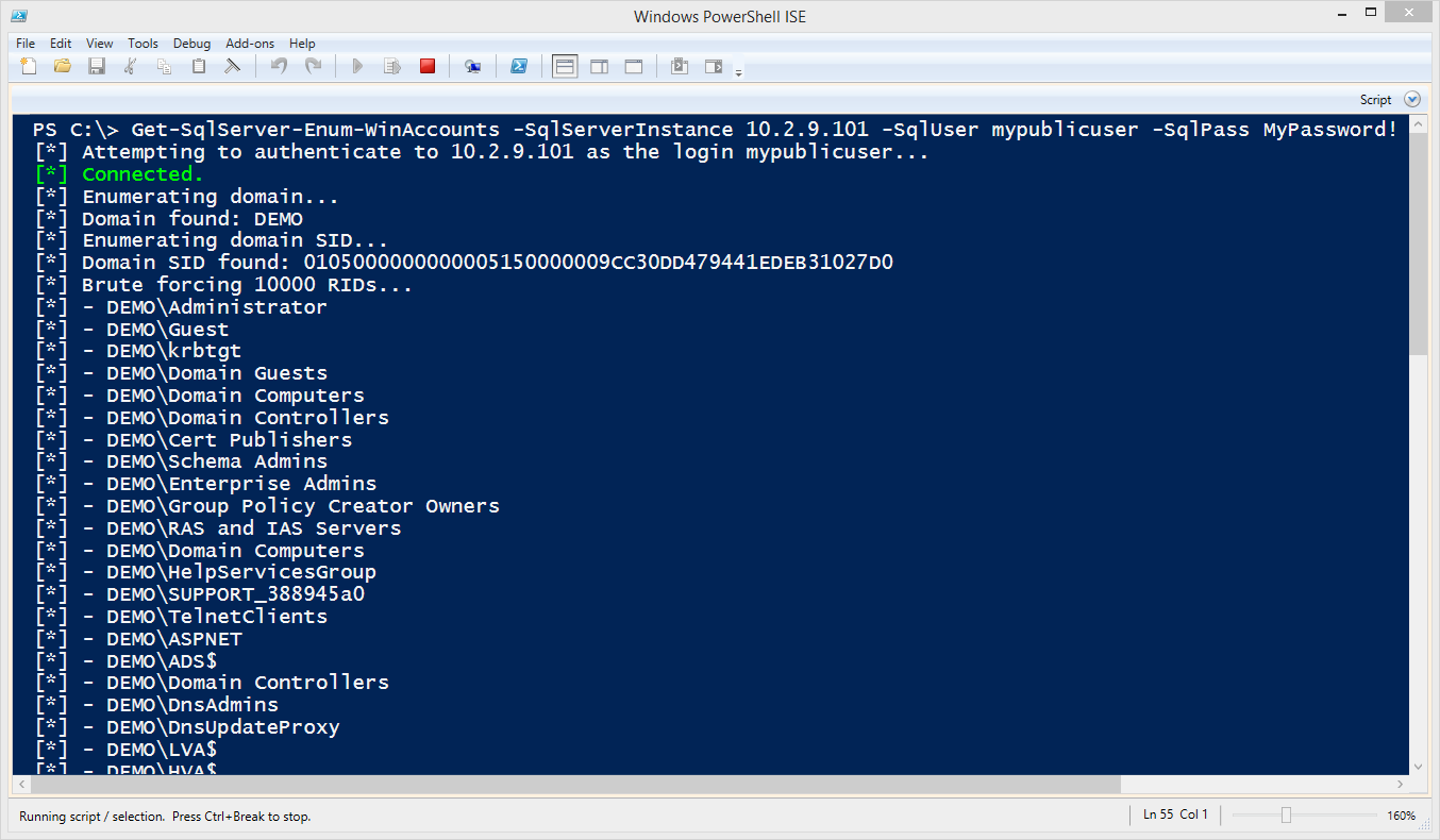 Hacking SQL Server Procedures – Part 4: Enumerating Domain Accounts