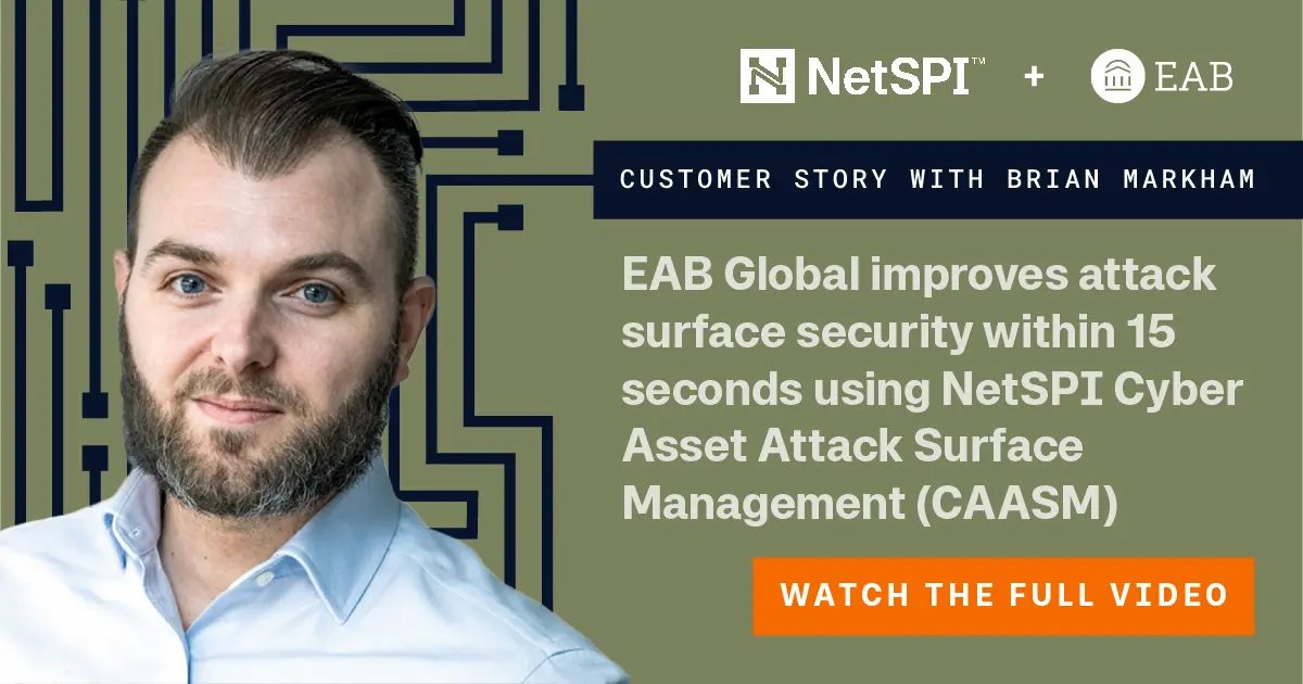NetSPI Customer Case Study - EAB Global