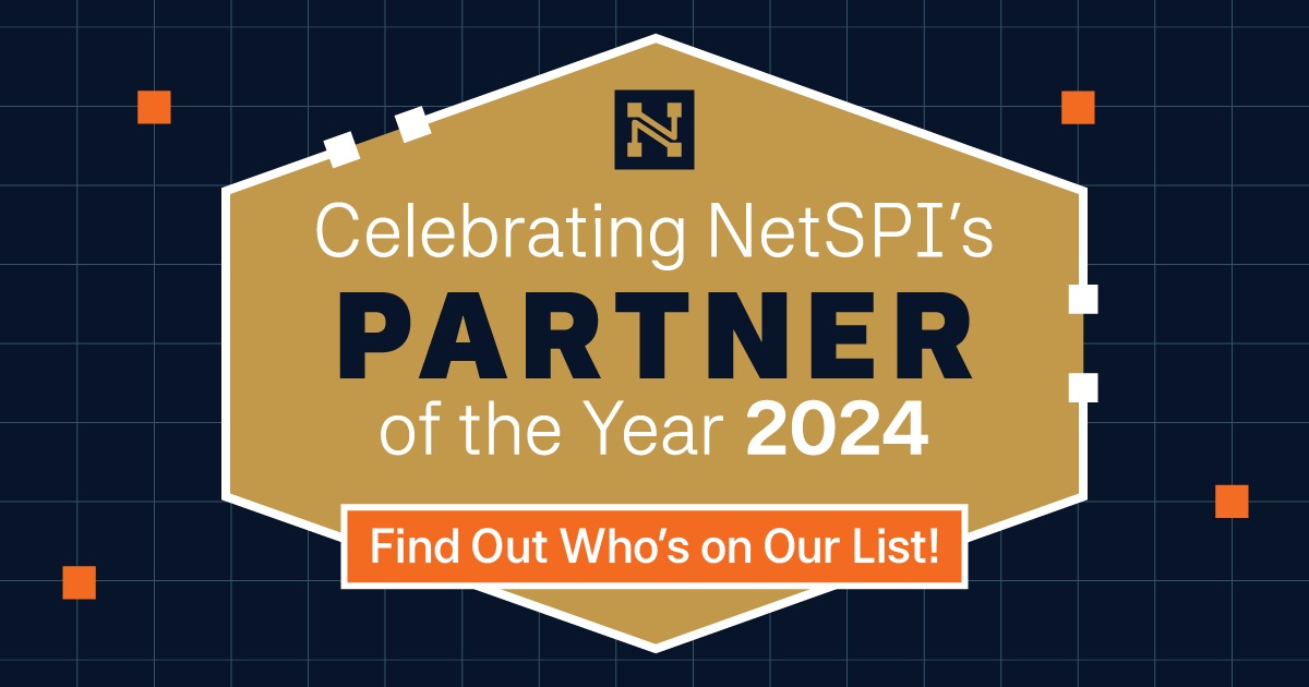 NetSPI Partner of the Year Awards 2024