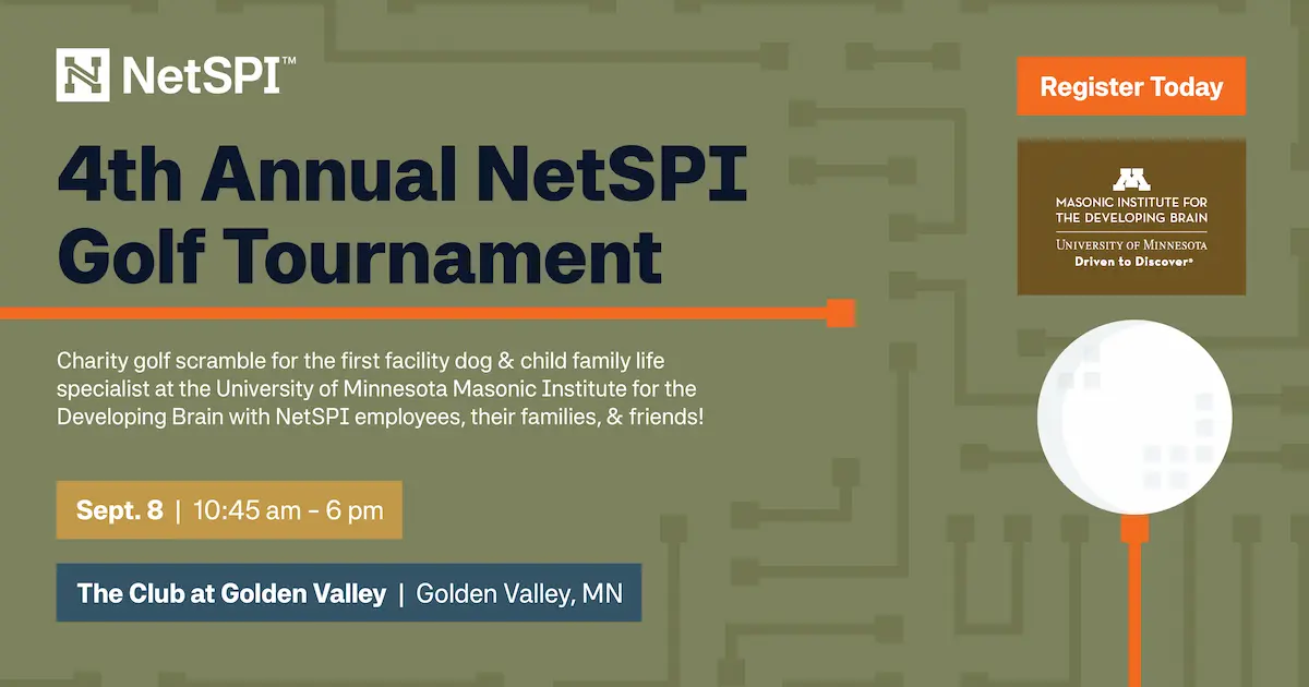 You're invited to NetSPI's 4th Annual Golf Tournament