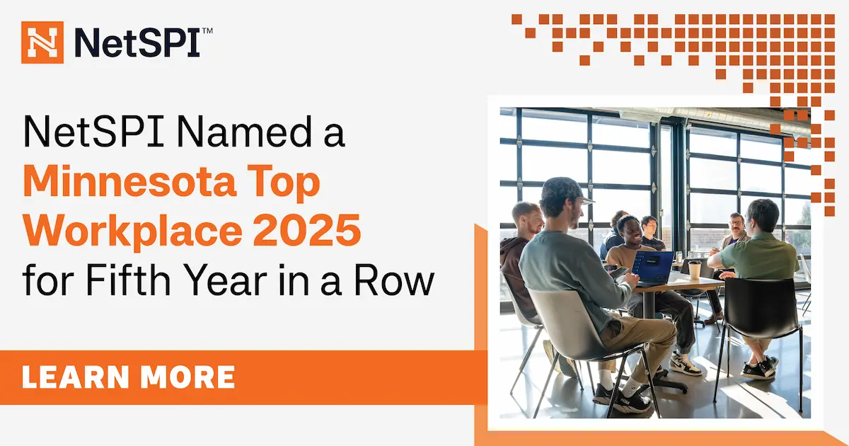 NetSPI Named a Minnesota Top Workplace 2025 for Fifth Year in a Row ...