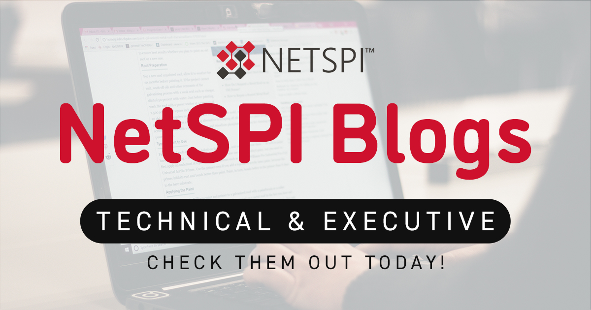 Blog - NetSPI