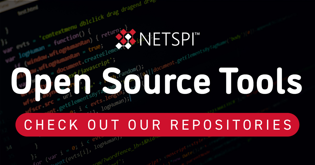 Open Source Tools - Pentesting & Adversary Simulation | NetSPI